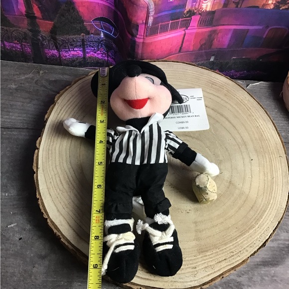 Disney | Toys | Disney Store Referee Mickey Mouse Bean Bag Nwt | Poshmark